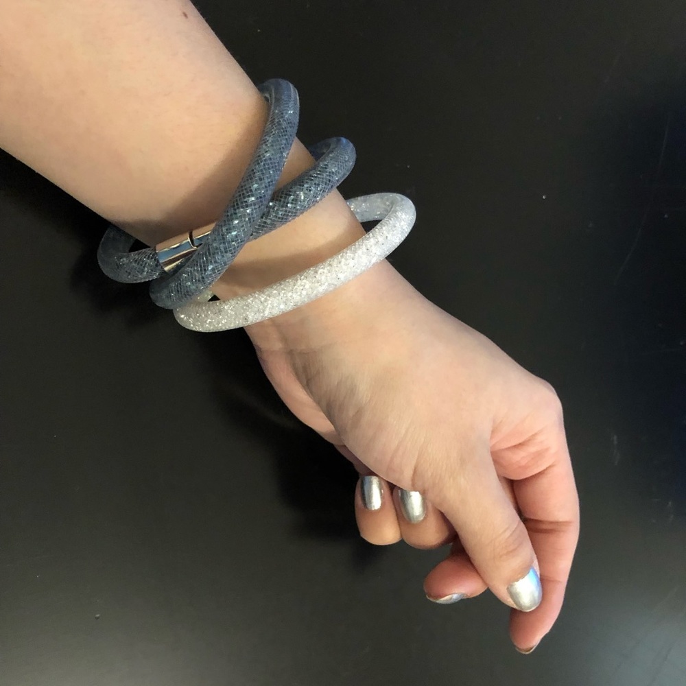 Swarovski Stardust Gray & White Crystals Set - Gem